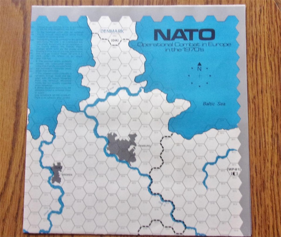 SPI 1973 - NATO - Operational Combat in Europe in the 1970's game (PUN ...