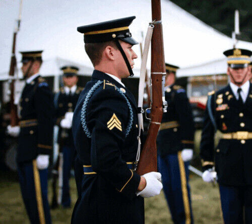 U.S. ARMY INFANTRY BLUE SHOULDER CORD ROPE HONOR AIGUILLETTE INSIGNIA ...