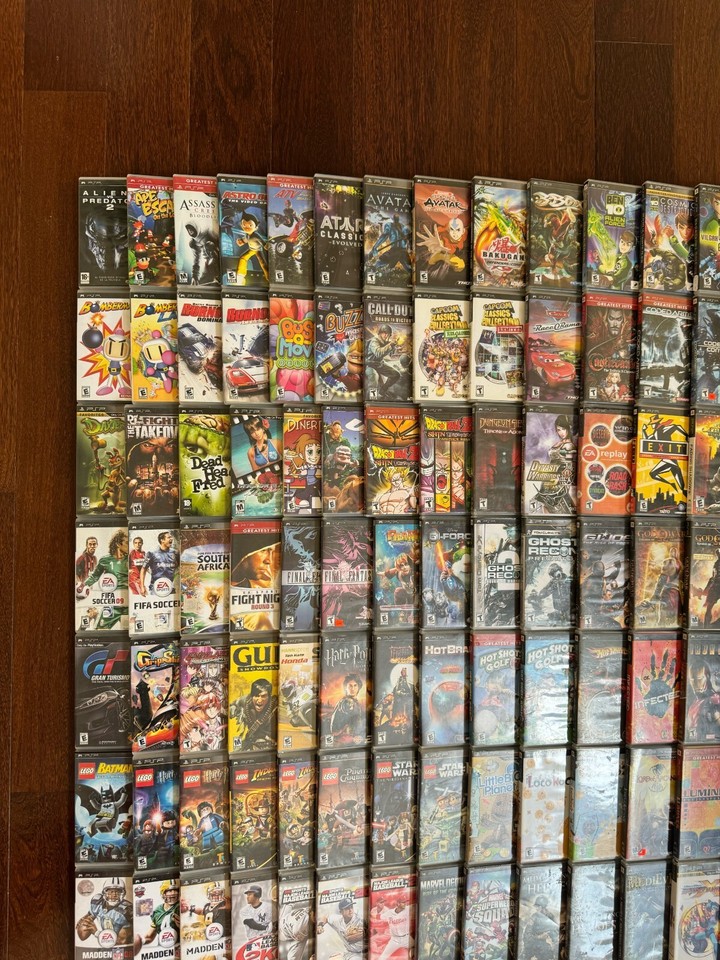Sony PSP Authentic 500+ Video Games Collection *Pick and Choose Your ...