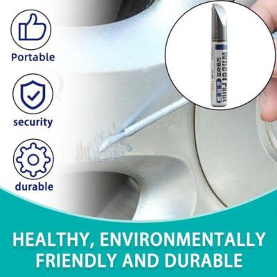 5Pcs Wheel Scratch Repair Paint Pen For Aluminum Alloy Rims Remover Rim ...