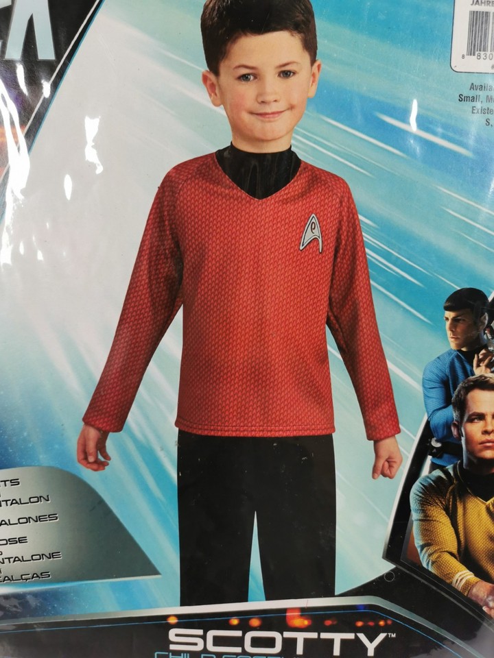 Childs Scotty Official Star Trek Fancy Dress Costume Age 3-4 Years ...