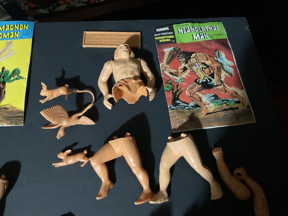 Aurora Prehistoric scenes Neanderthal,Cro Magnon Woman and Man | eBay