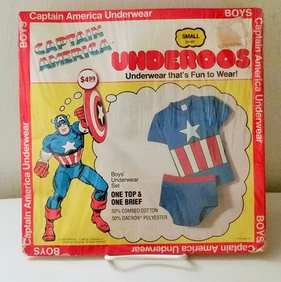 Sealed 1979 Marvel Comics Captain America Underoos Stan Lee ...
