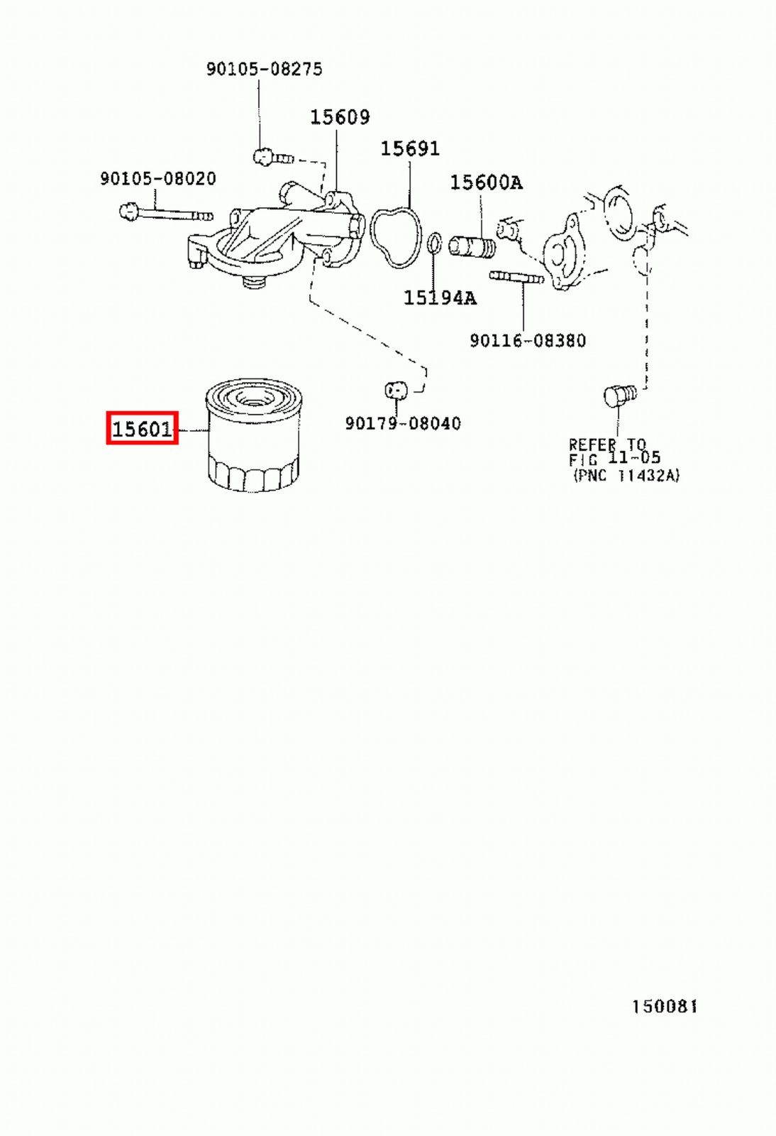 Genuine Camry VCV10 MCV36 MCV31 MCV30 MCV20 MCV10 3.0 3.3 Oil Filter ...