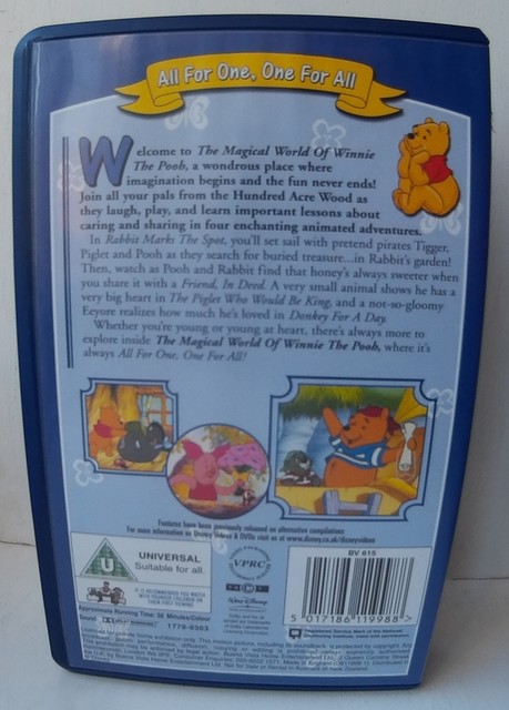 Magical World Of Winnie The Pooh - Vol. 1 - All For One And One For All ...