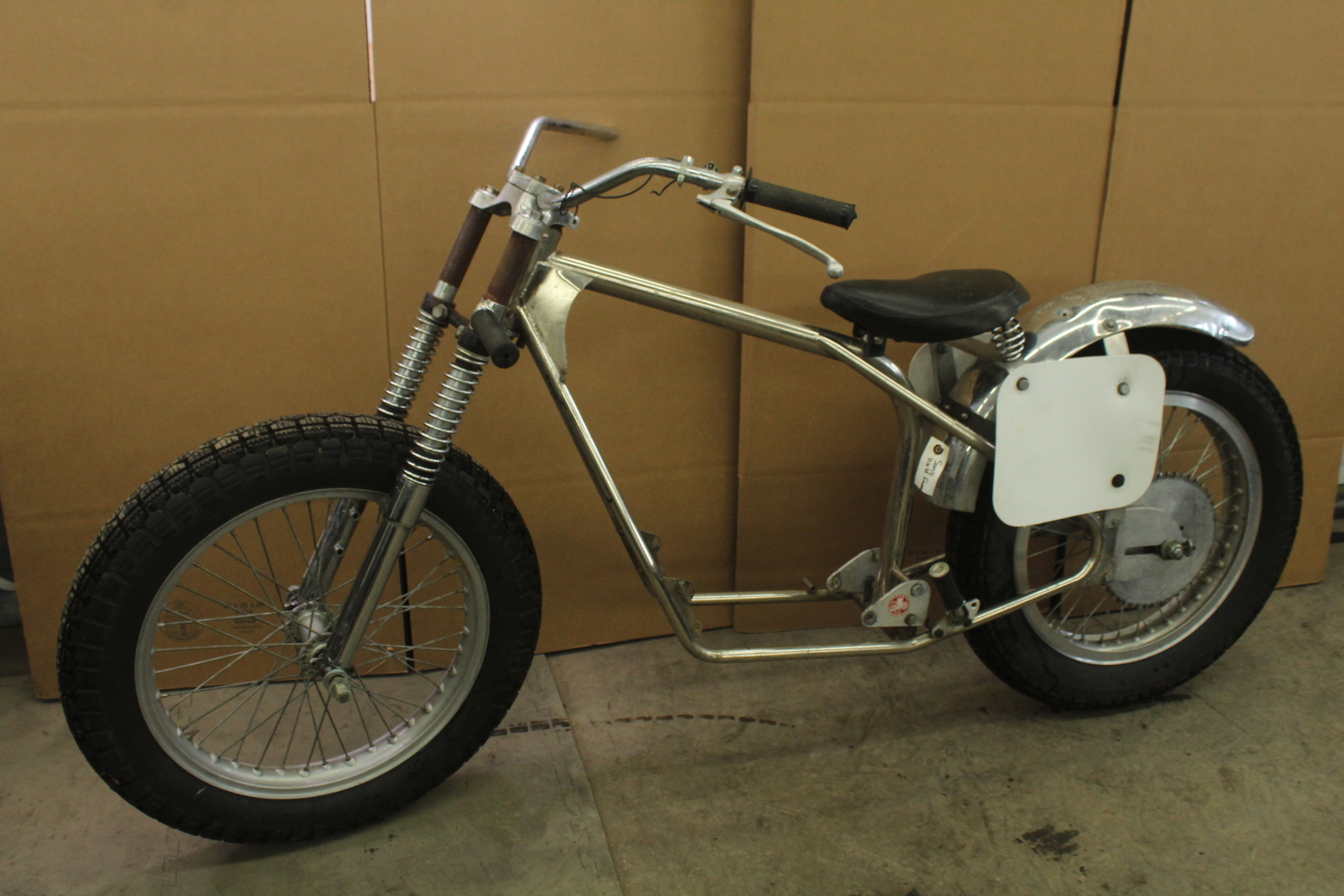 VINTAGE ORIGINAL SONIC WELD RIDGID FLAT TRACK FRAME w/ 40 SPOKE WHEELS ...