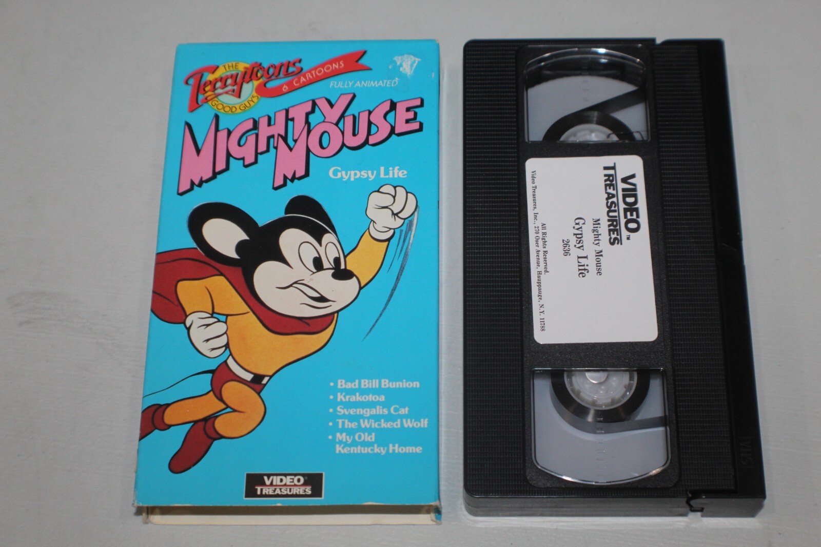 Mighty Mouse Vintage VHS Tape Gypsy Life HTF | eBay