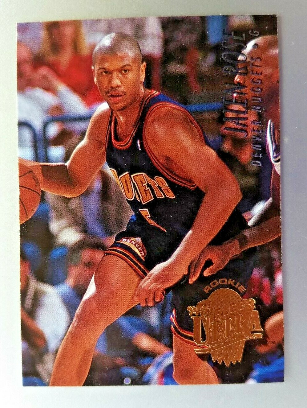 1994-95 FLEER ULTRA JALEN ROSE ROOKIE CARD#234 NR-MINT MICHIGAN NUGGETS ...