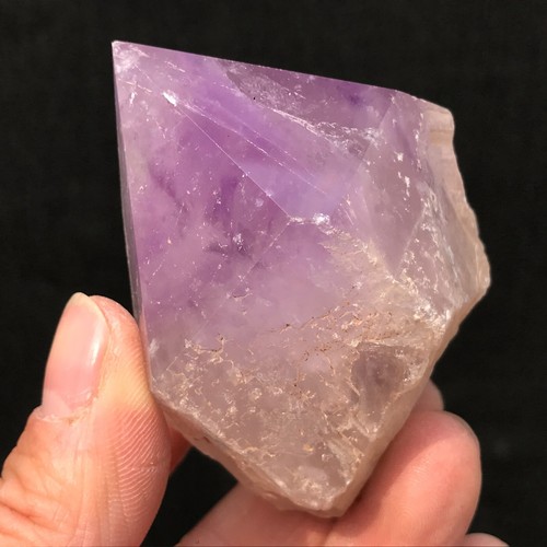259G Natural amethyst single - tip bit quartz crystal mineral specimen ...