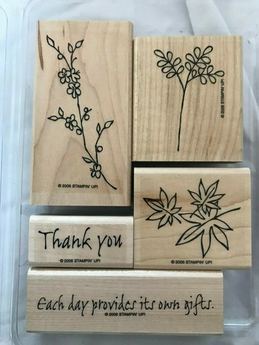 Stampin Up Wood Stamps Sets $8 each - You Choose your Set | eBay