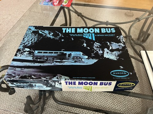 Vintage Aurora 1969 The Moon Bus 2001 Space Odyssey 829-250 Box Only ...