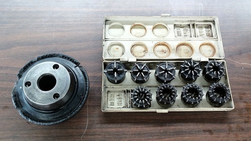 JACOBS MODEL 50 COLLET CHUCK 500 SERIES COLLET SET FITS 2 1/4"-8 ...