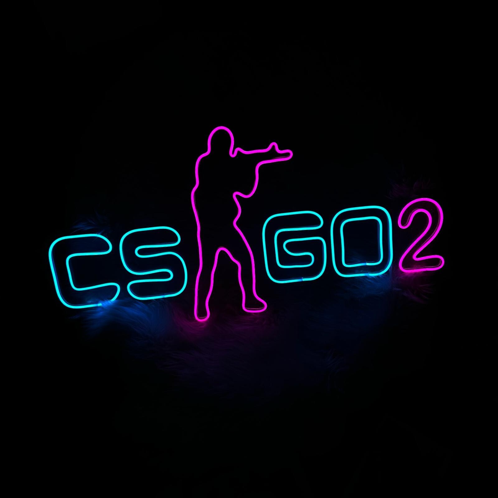 CS GO Neon Sign, CS GO 2 Neon Sign, Gamer Room Decor, Gifts for Friends ...