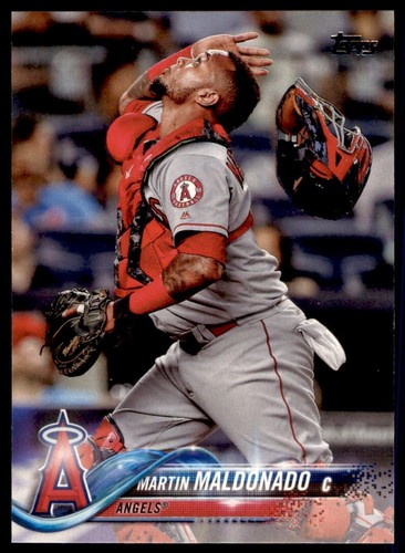 2018 TOPPS MARTIN MALDONADO LOS ANGELES ANGELS #24 | eBay