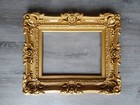 12x16 Matte Gold Picture Frame Ornate Baroque Picture Frame Art Print ...