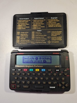 Sprachcomputer Franklin Deutsch Englisch Professor läuft | eBay
