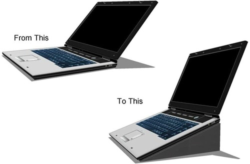 Laptop Wedge - Computer Best Ergonomic Angle | eBay