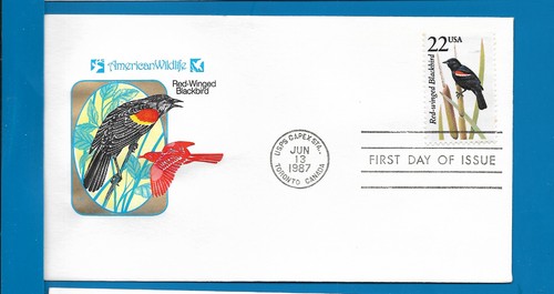 Scott 2303 Red-Wiged Blackbird Jun 13, 1987 Farnam FDC BOXC | eBay