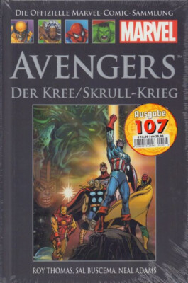 Die offizielle Marvel Comic Sammlung Nr 107 Avengers Hardcover Neuware ...