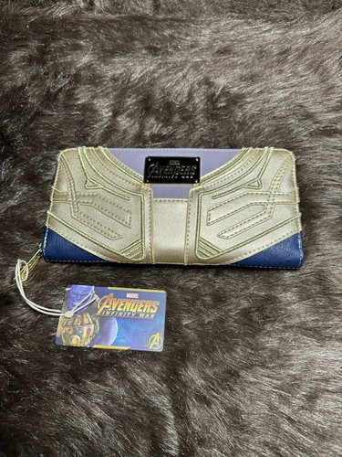 Loungefly x Thanos Avengers Infinity War Marvel Disney Zippered Clutch ...