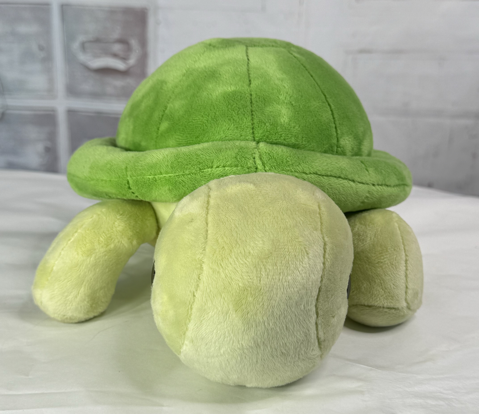 Bellzi Baby Child Green Turtle Cute Stuffed Animal Plush Toy 11 inches ...