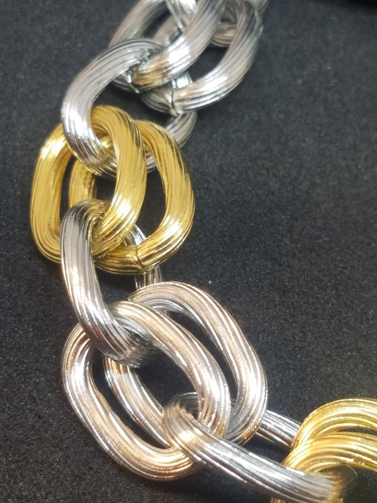 EDFORCE Stainless Steel Two Tone Link Chain Bracelet | eBay