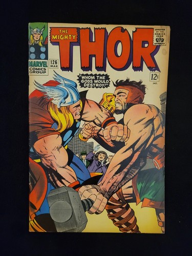 Thor #126 Marvel Comics 1966 1st Issue vs. Hercules Cover VG/FN | eBay
