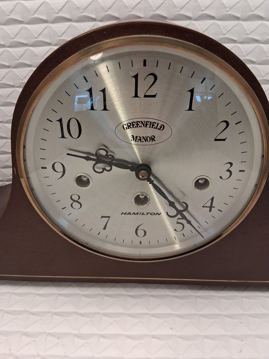 Vintage Hamilton Greenfield Manor Mantle Clock Made In Germany Working ...