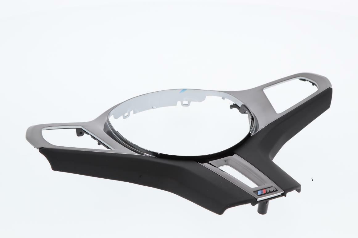 BMW M Decor Cover Steering Wheel Black Chrome 32309503440 | Genuine OEM ...