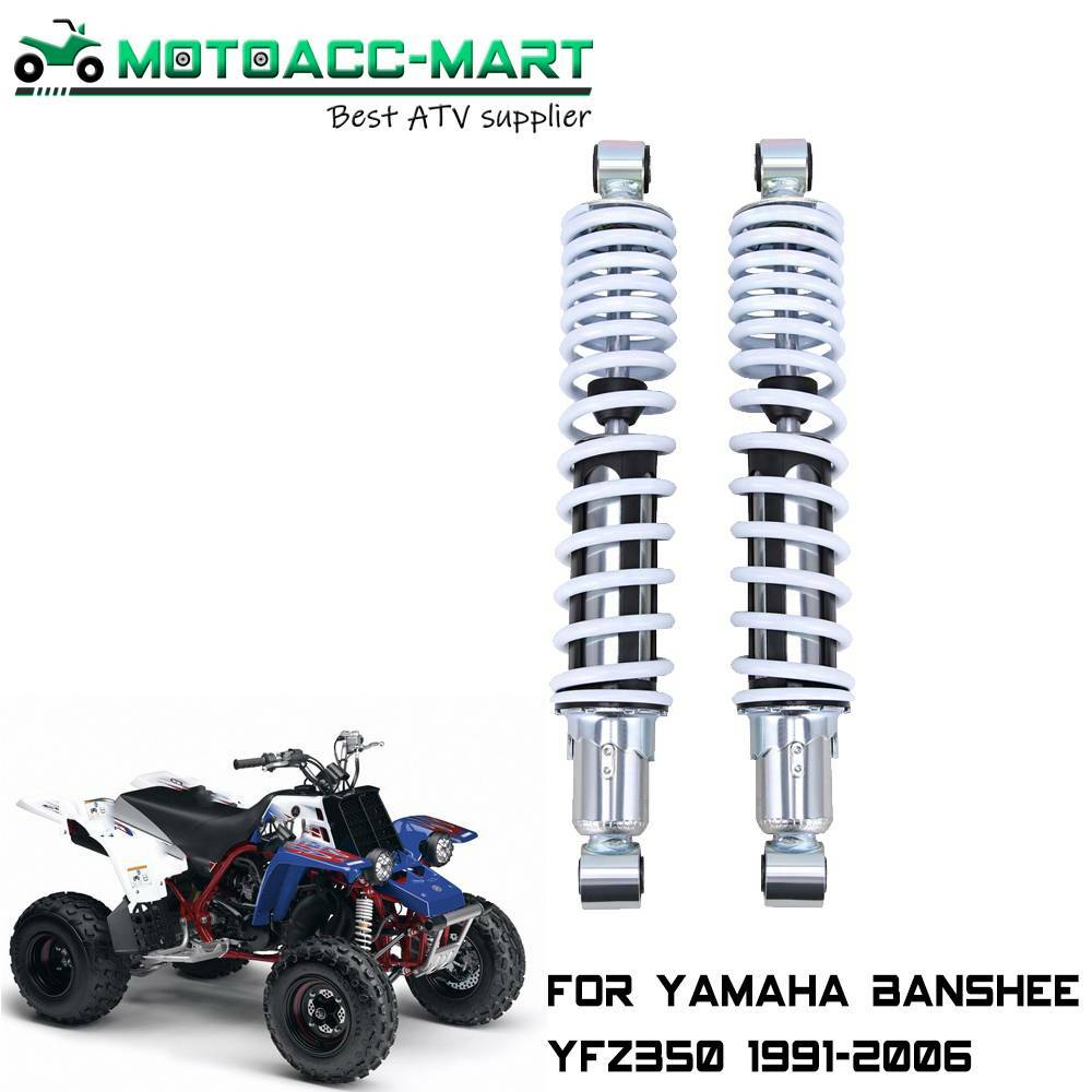 Front Shocks Suspension For 1991-2006 Yamaha Banshee 350 YFZ350 White ...