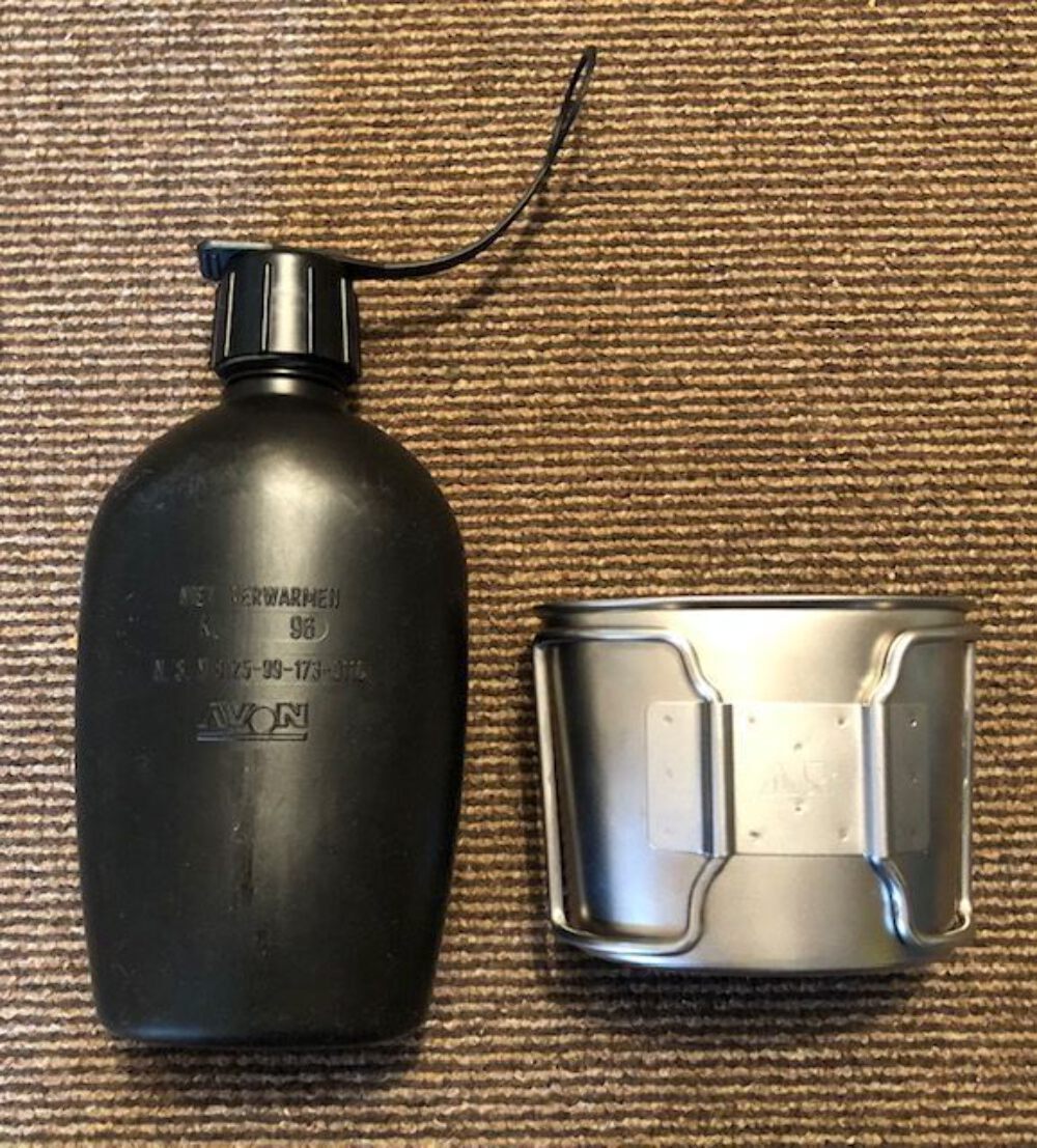 Genuine Dutch army water bottles and aluminium cup crusader style | eBay