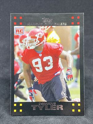 DeMARCUS TYLER "TANK" 2007 Topps Football RC Rookie #348 CHIEFS | eBay