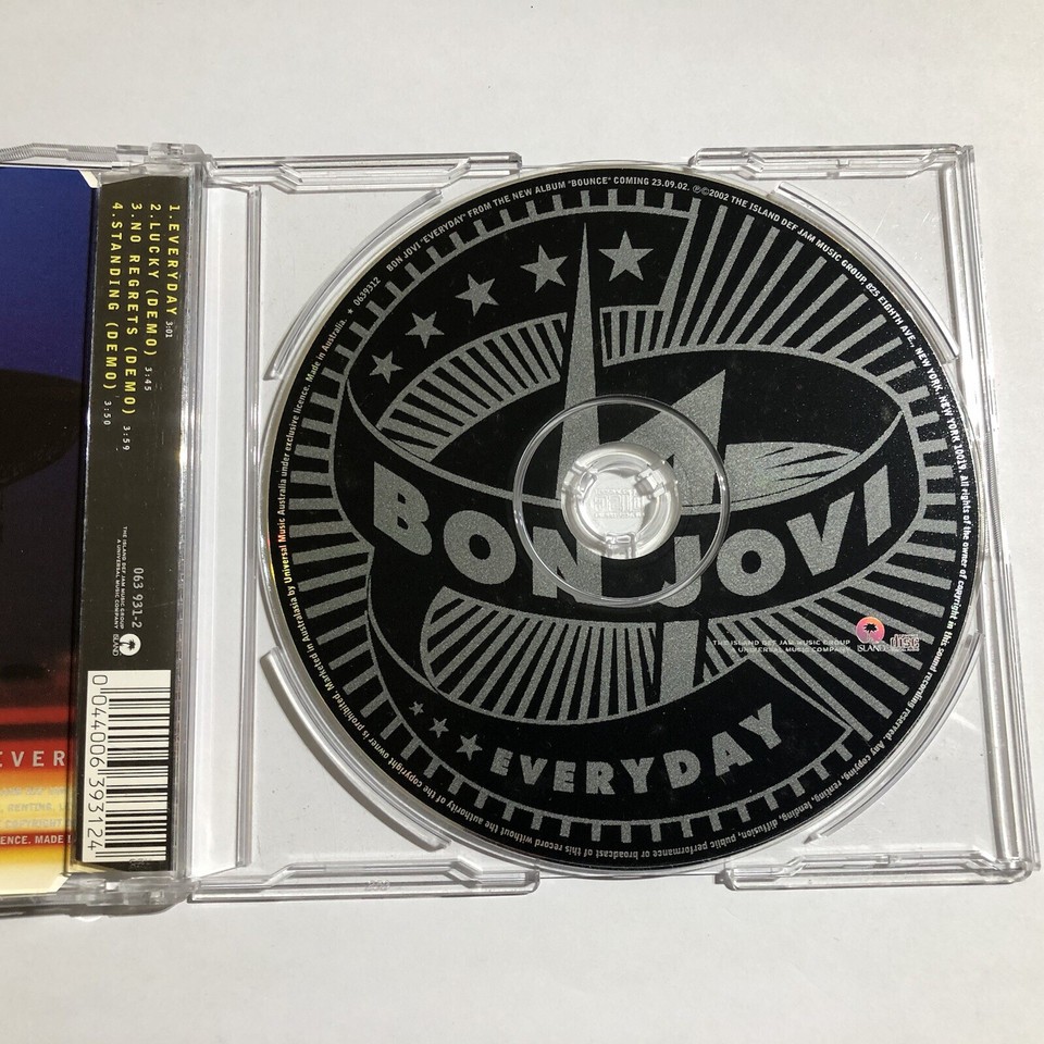 Bon Jovi - Everyday 4 Track CD Single _ Sent Tracked . (22A65) | eBay ...