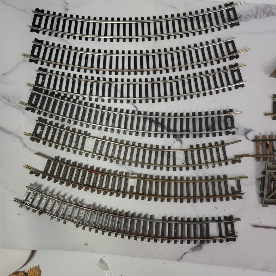 Incomplete Tyco Bridge & Trestle Model Train Track Set T909S 11 Track ...