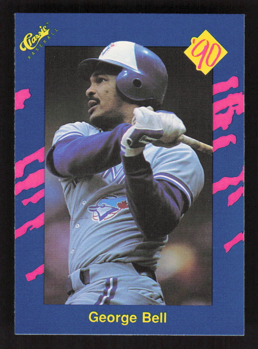 1990 Classic Blue #84 George Bell Toronto Blue Jays | eBay