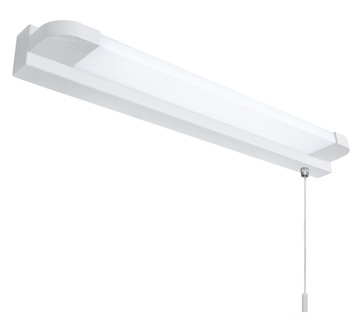 Modern Adjustable LED Mirror Bathroom Pull Chord Wall Light Cool White ...