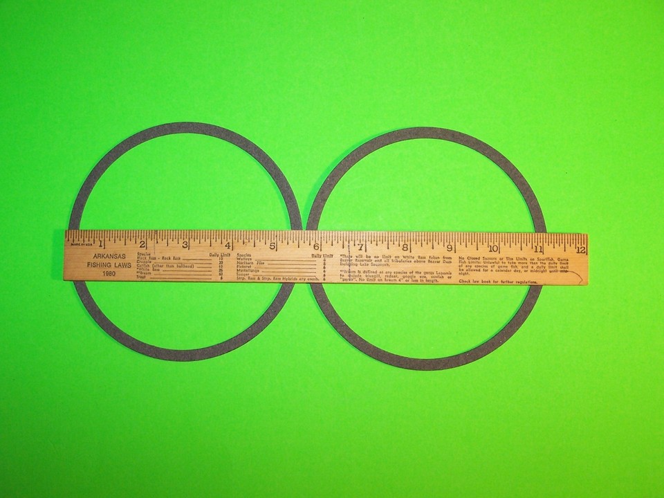 Carter Carburetor Air Cleaner Gaskets AFB 9000 Series (pkg of 2) 9400 ...