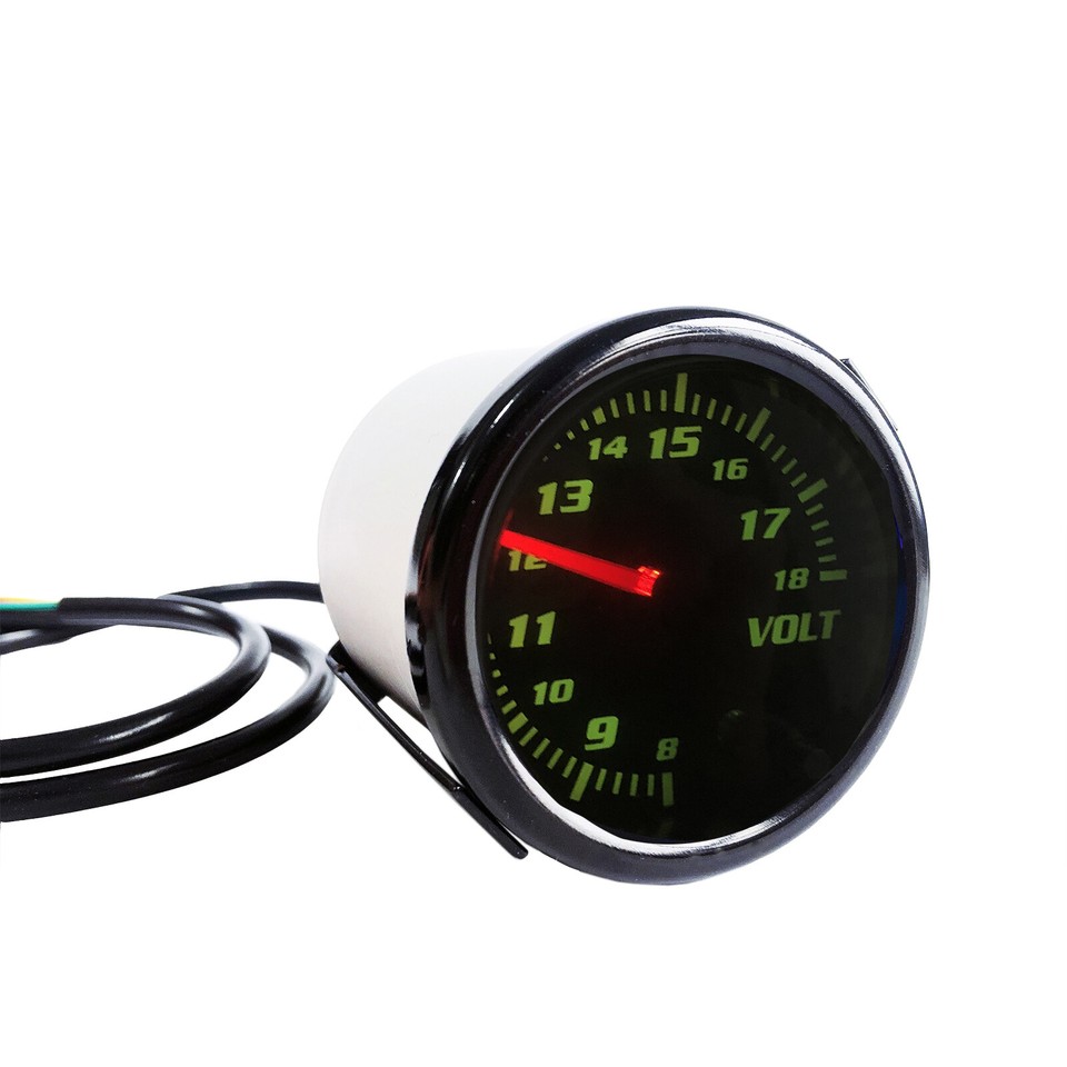 2" 52mm 7 Color LED 8V-16V Volt Gauge Volt Meter Universal ONLY FOR CAR ...
