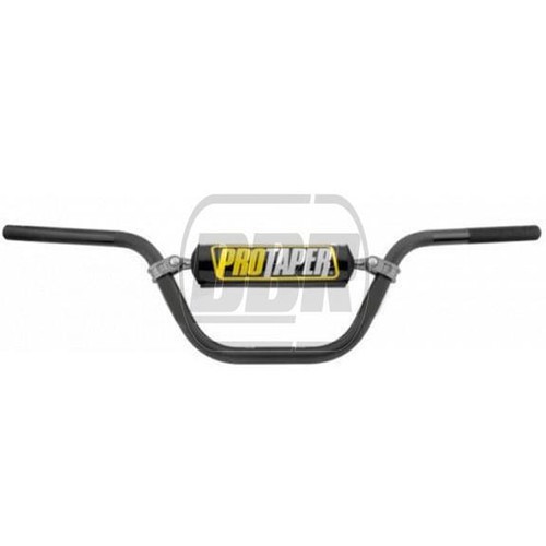 Black Alloy High Rise Handlebar Dirt MX ATV Pit Bike Renthal Pro Taper ...