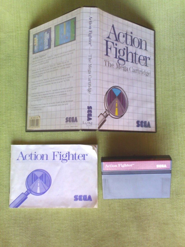 Videogames BOMBER RAID + ACTION FIGHTER Sega Master System Mastersystem ...