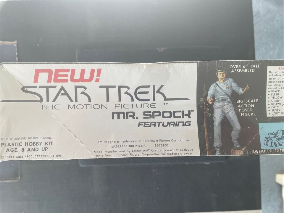 AMT Star Trek TMP Mr. Spock model kit. sealed | eBay