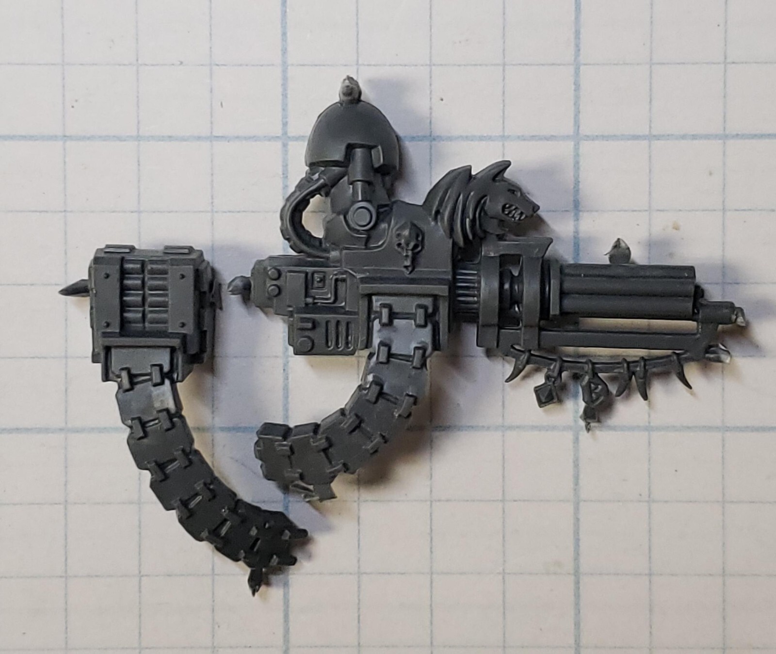 40k Space Wolves Bits OOP Wolf Guard Terminator Engraved Assault Cannon ...