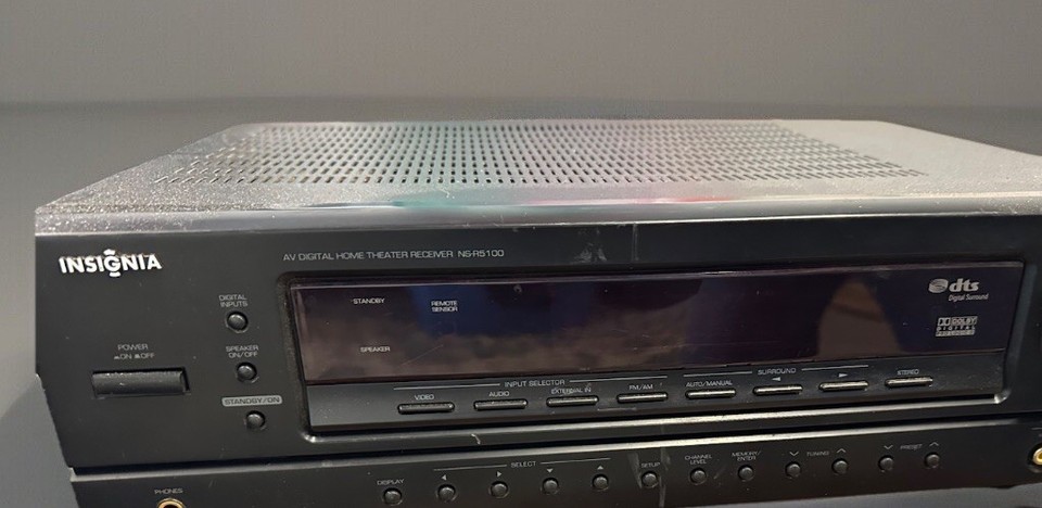 Insignia NS-R5101 Receiver HiFi Stereo HDMI 5.1 Audio SEE DESCRIPTION🎸🎶 ...