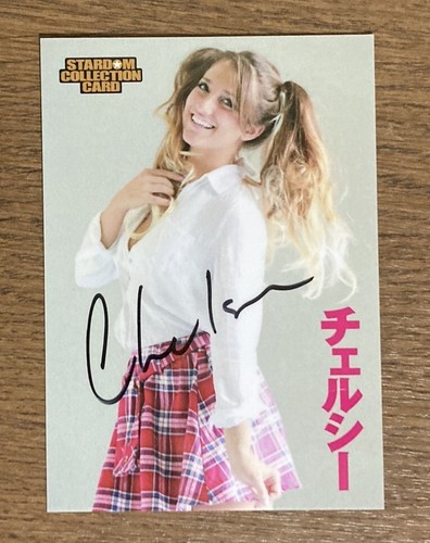 Women's Pro Wrestling Card STARDOM autograph by Chelsea #003 | eBay