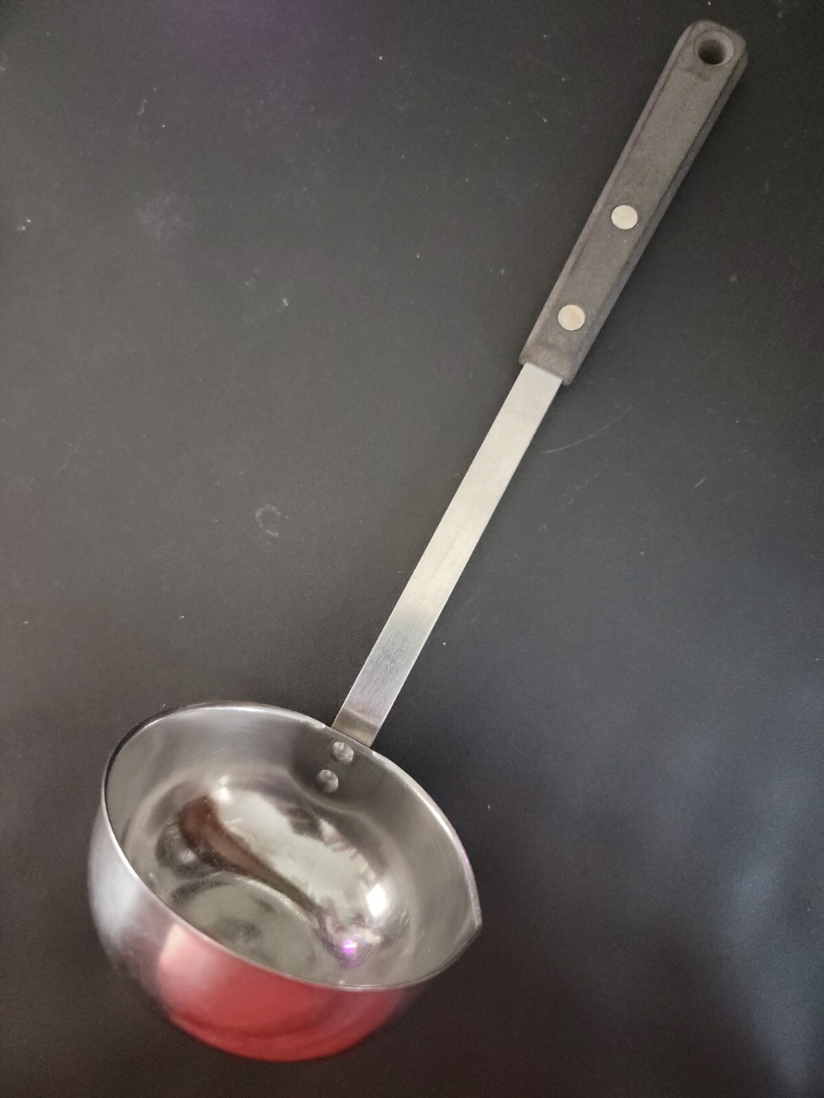 Ladle - Ekco Forge - black handles Stainless Steel VTG | eBay