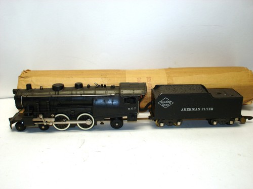 302 American Flyer Reading 4pc Cast Locomotive & Tender w/ Wrapper [Lot ...