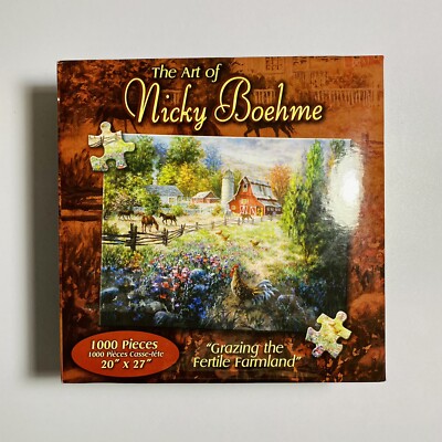 The Art of Nicky Boehme 1000 Piece Jigsaw Puzzle — New In Box | eBay
