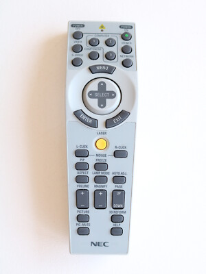 NEC Remote RD433E OEM Projector Gray Control for NP1150 NP1250 NP2150 ...