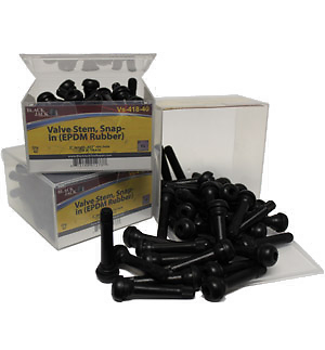 (400) TR418 2 SNAP-IN VALVE STEM EPDM RUBBER | eBay