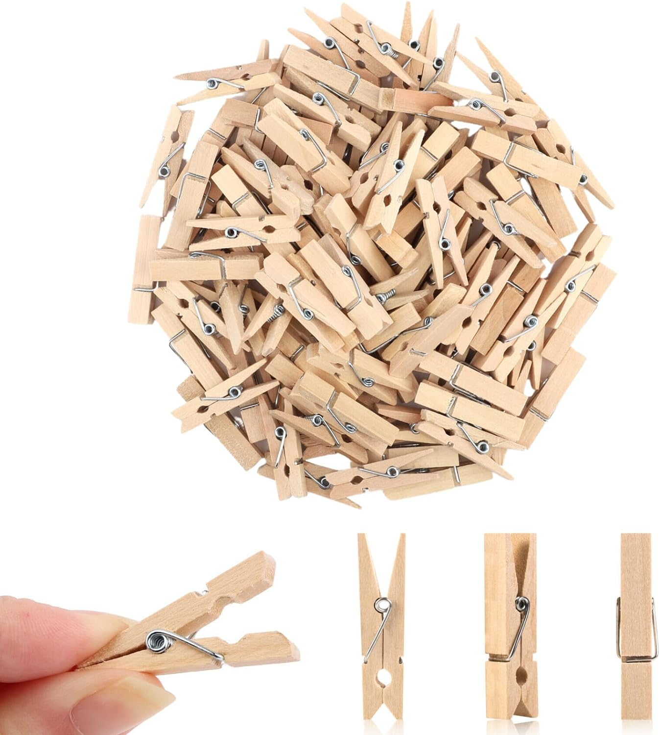 Mini pinzas para la ropa, 100 unidades, mini pinzas para la ropa de ...